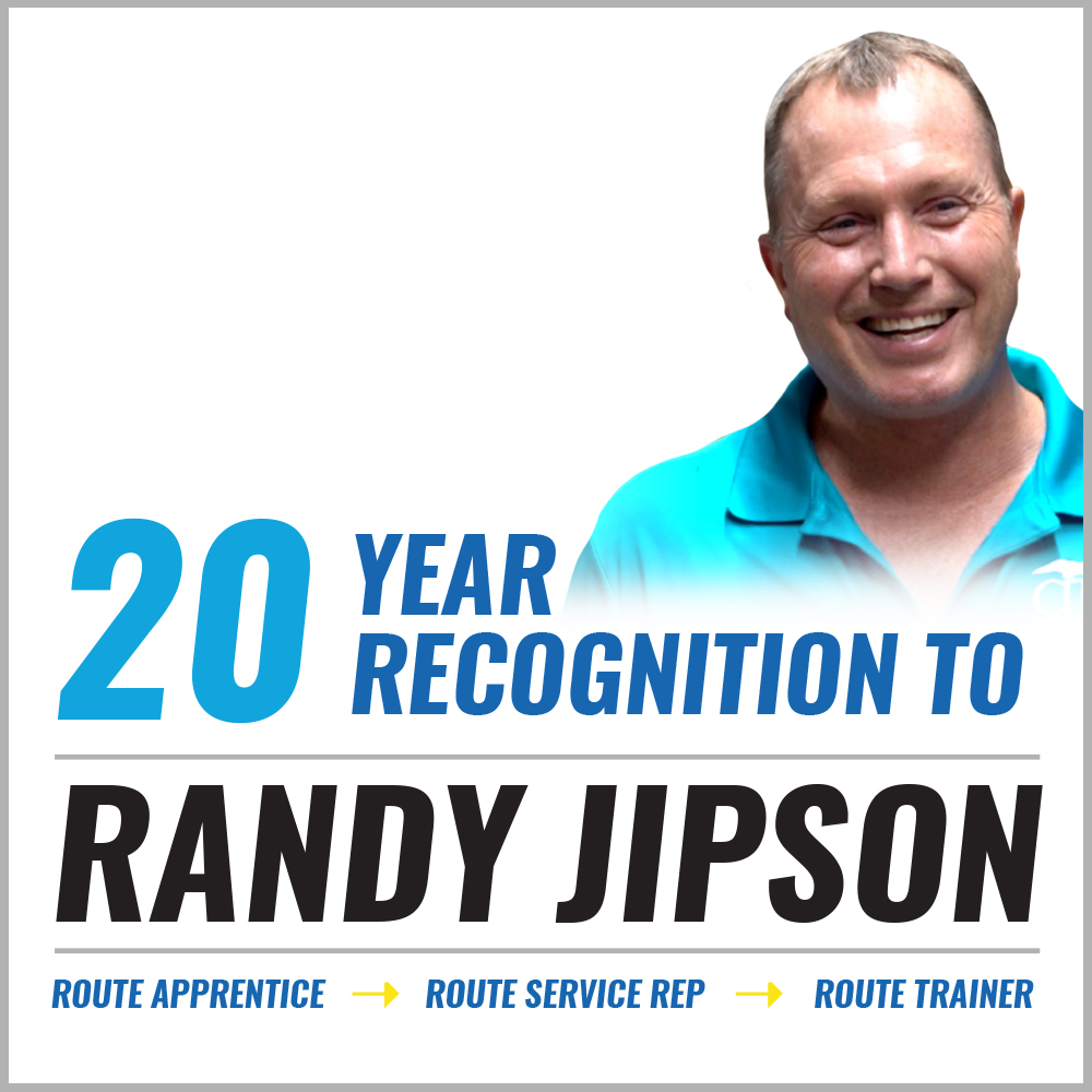 20 Years Recognition - Randy Jipson - CITY | Clean And Simple