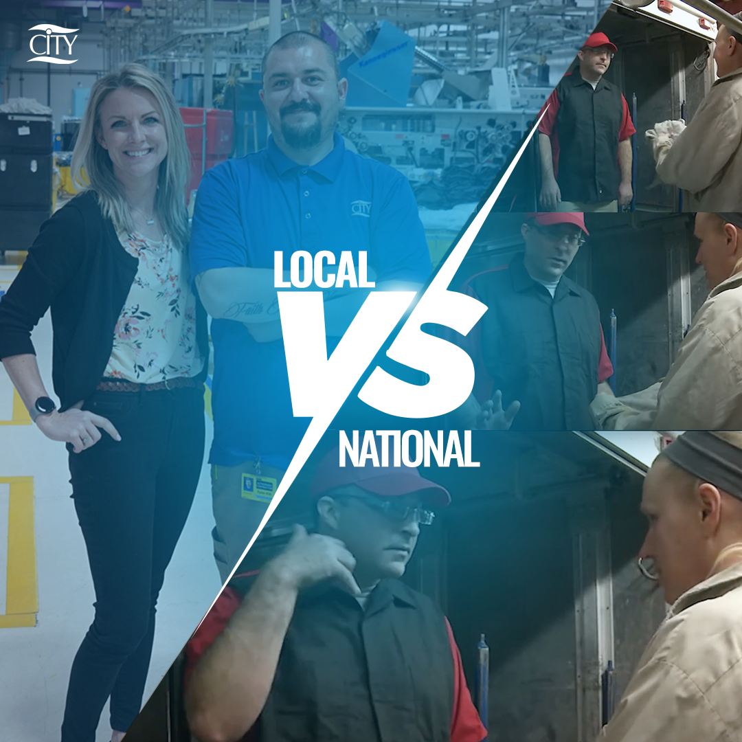 Real Service. Real People. All Starts Local - CITY | Clean And Simple